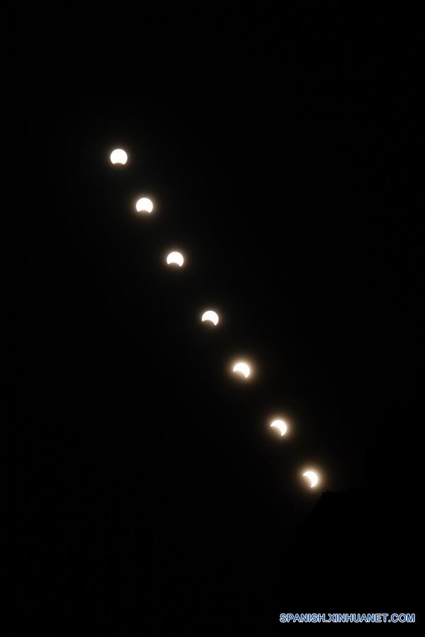 Eclipse solar parcial en China - CHINA-AMÉRICA DEL NORTE_Xinhua Español